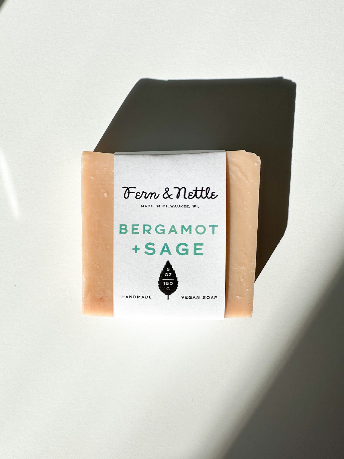 Bergamot+Sage Handmade Vegan Soap | Fern&Nettle | Fern and Nettle